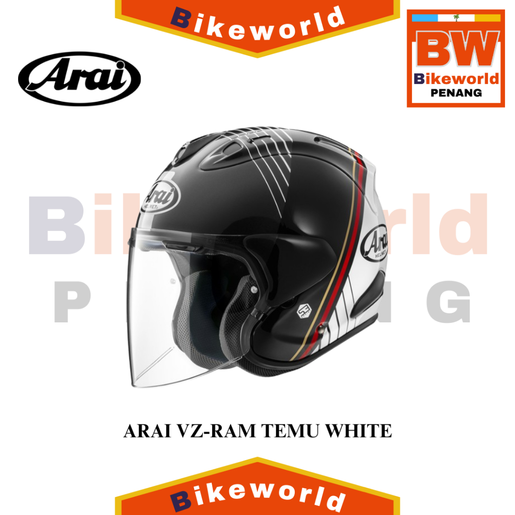 ARAI VZ-RAM TEMU WHITE [BIKEWORLD PENANG] | Shopee Malaysia