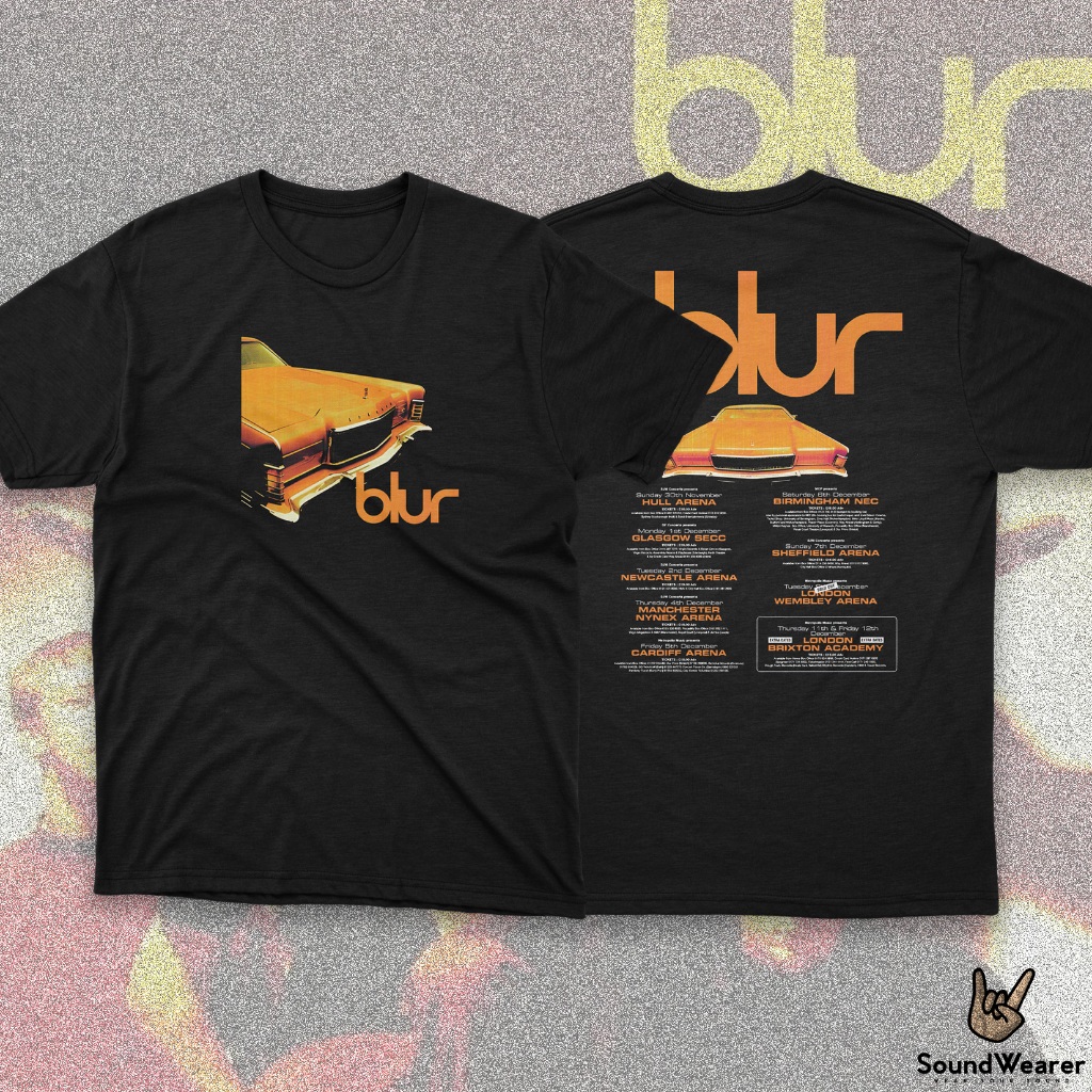 Blur 1997 UK Tour Band TShirt | Shopee Malaysia