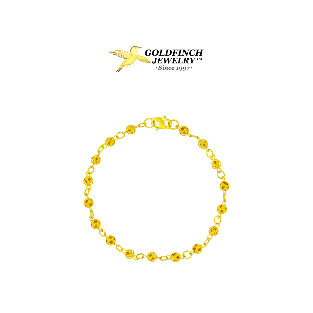 GOLDFINCH 916 Rantai Tangan Boba Bintang Design Emas Kuning Rantai ...