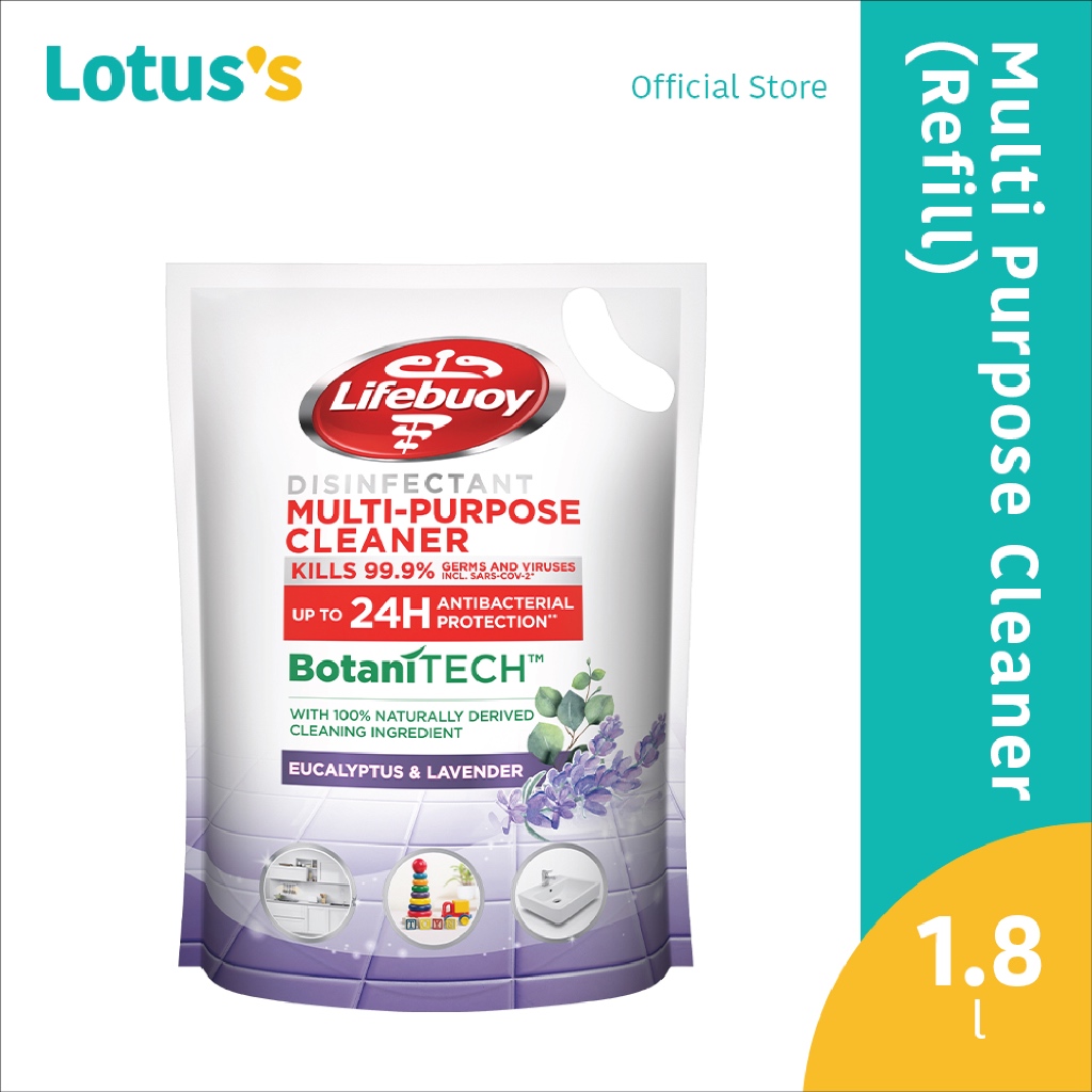 Lifebuoy Multi-Purpose Cleaner Lavender & Eucalyptus Refill 1.8L ...