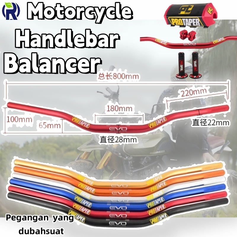 Shark Racing 22mm Handle Slim Bar Motor Motocross Extension Handlebar ...