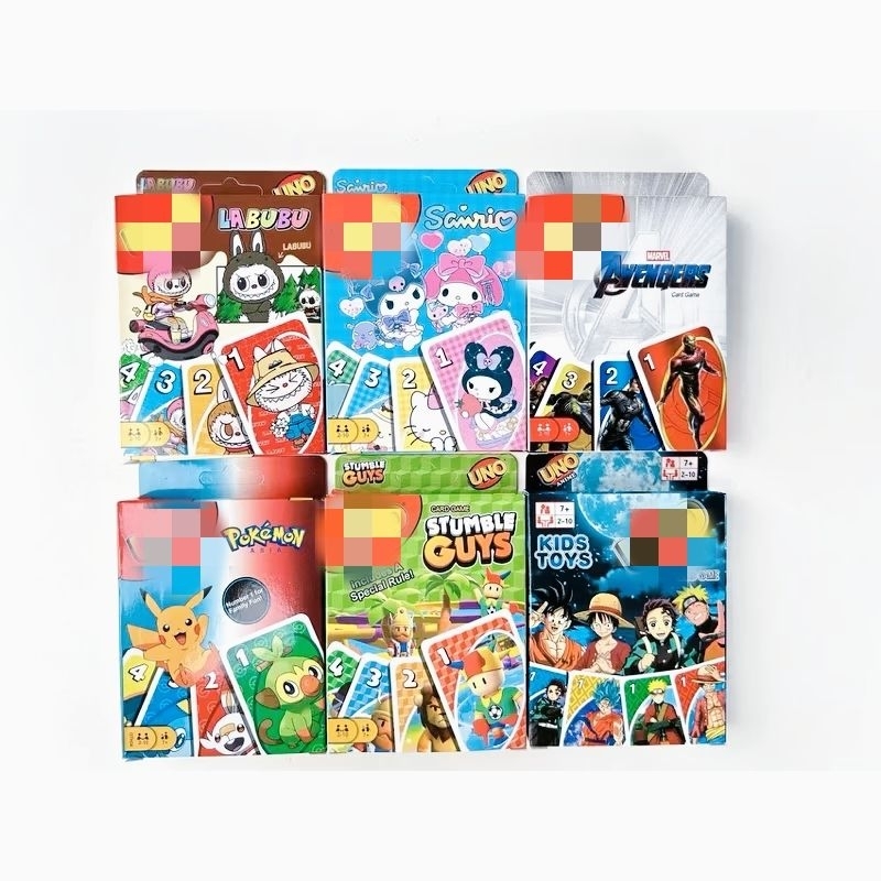 108 Card Uno Cartoon Anime Card Game Collection Deck | Shopee Malaysia