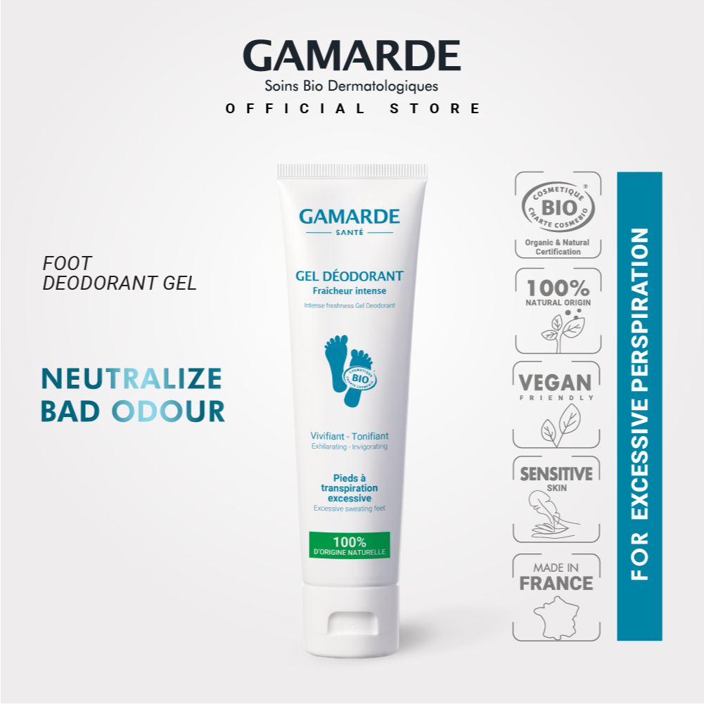 GAMARDE SANTÉ Organic Intense Freshness Foot Deodorant Gel 40g ...