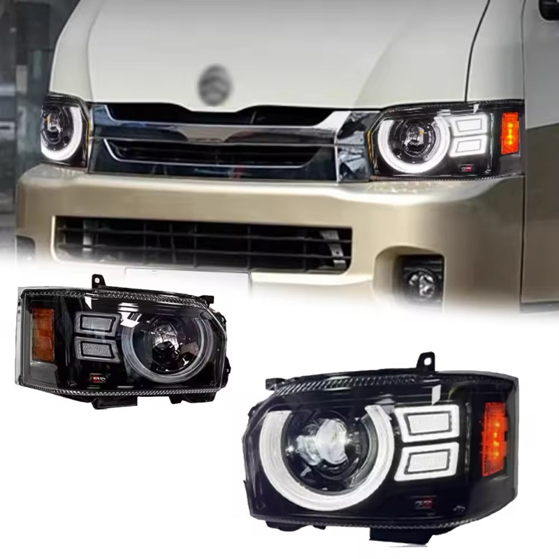 Toyota Hiace Van 2006 - 2020 Land Rover Design front Projector Led ...