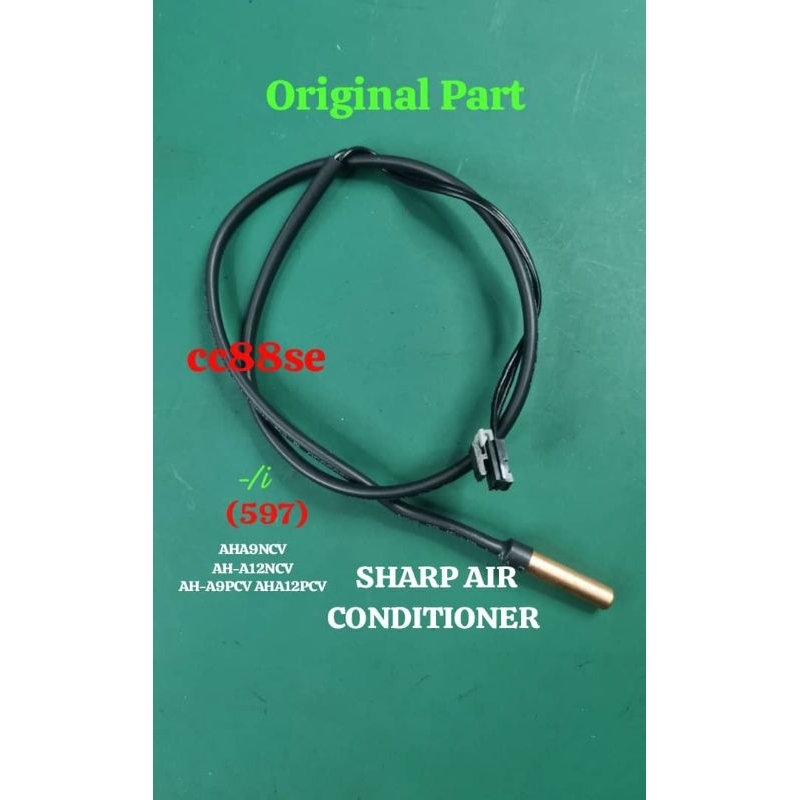 SHARP AIR CONDITIONER THERMISTOR SENSOR TEMPURATURE SENSOR AH-A9NCV AH ...