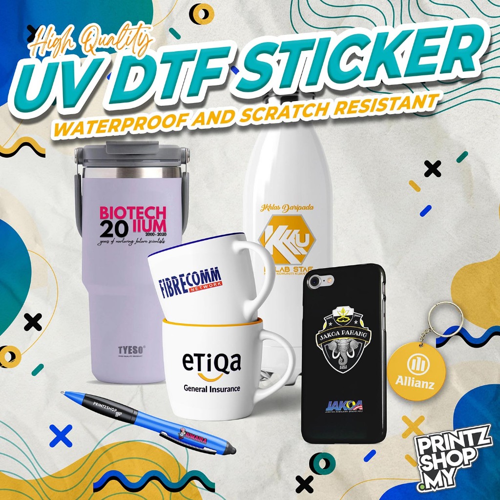 *FAST SHIP* UV DTF Custom Printing for UV-DTF Film Sticker Transfer ...
