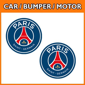 Paris Saint Germain PSG Logo BOLA - Car Sticker / Bumper Sticker ...