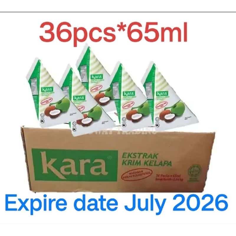 Kara Coconut Cream (Extract) 36 x 65ML (1 CARTON) | Shopee Malaysia