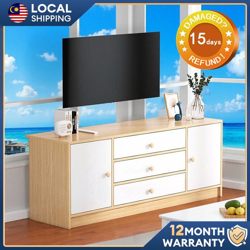 4FT/5FT/6FT Solid Wood TV Cabinet/TV Bench/Modern TV Rack/ Cabinet Tv ...