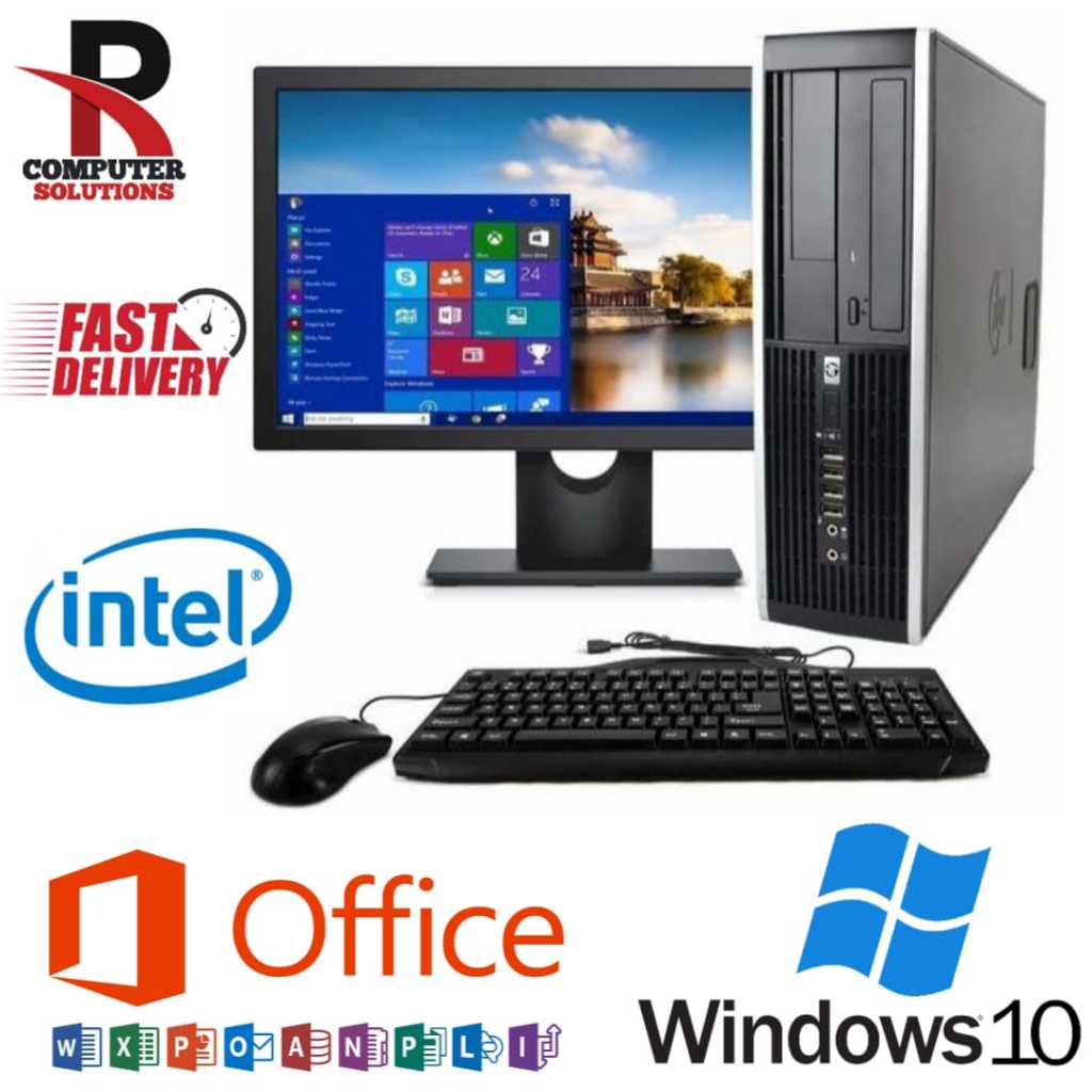 HP Compaq PC & Full Set Intel Core i5-2nd Gen [ Refurbished ] | Shopee ...