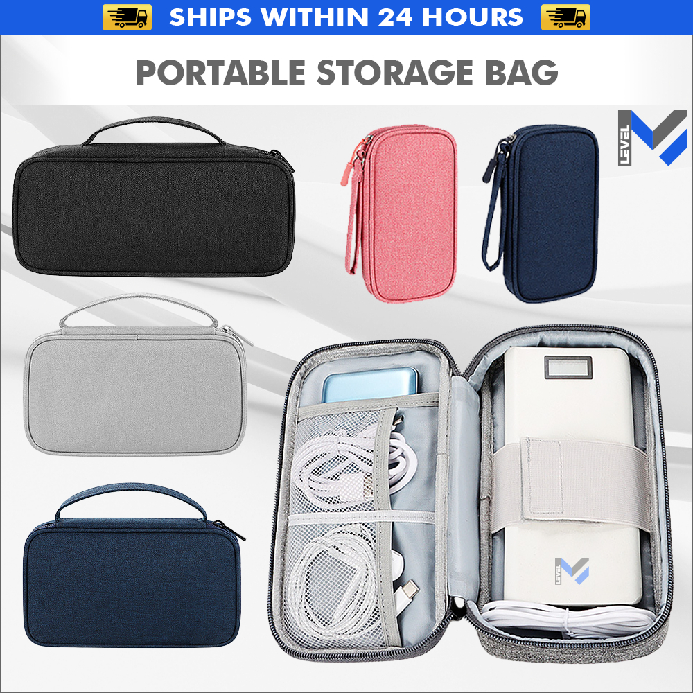 Travel Digital Gadget Bag Organizer Charger Storage bag Pouch USB Multi ...