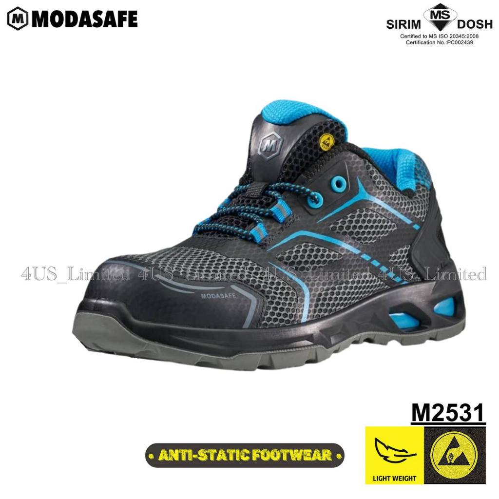 Modasafe M-2531Anti-static Low Cut 4.5" Laces-Up Safety Shoes (Sirim ...