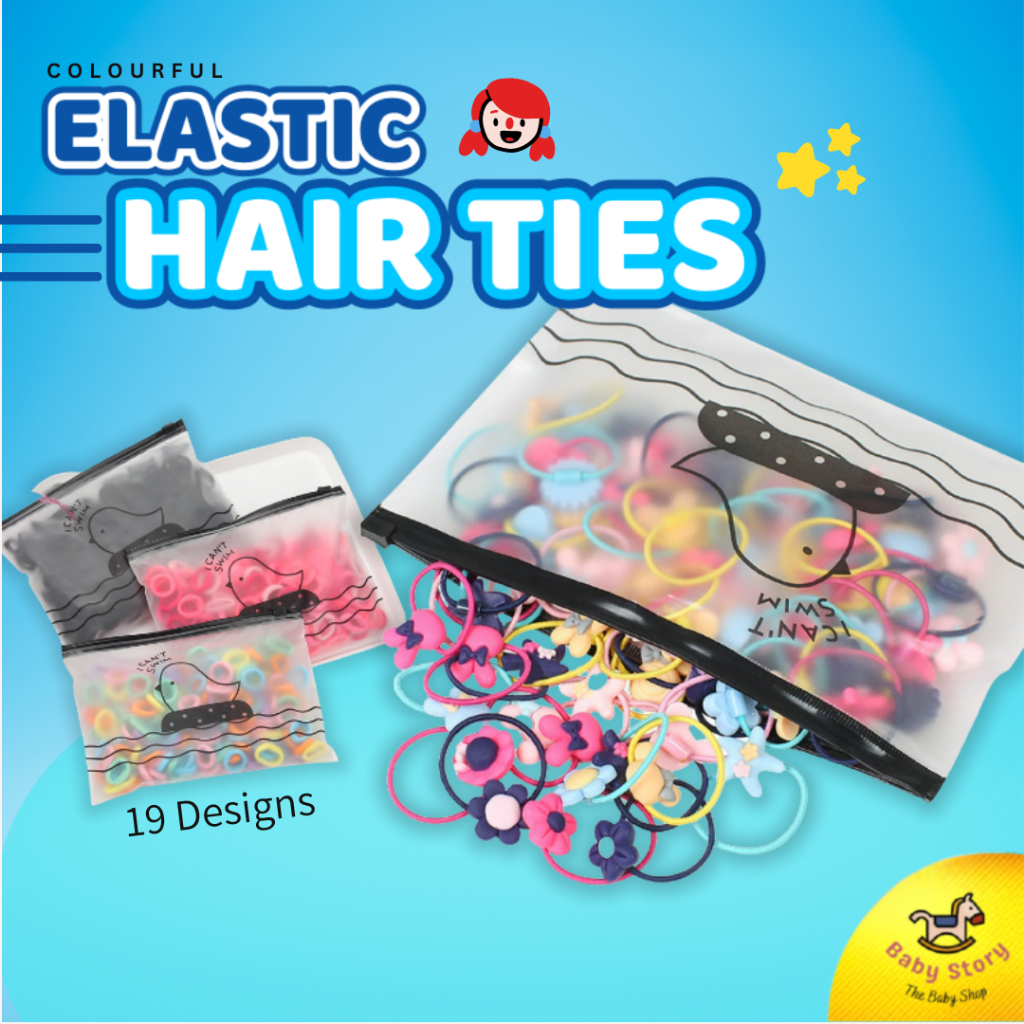 Colourful Cute Girls Kids Hair Band Getah Pin Rambut Budak Girl Toddler ...
