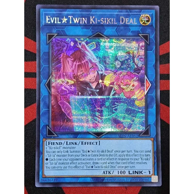 YUGIOH KONAMI ALIN-AE052 Evil★Twin Ki-sikil Deal (SR/SCR) | Shopee Malaysia