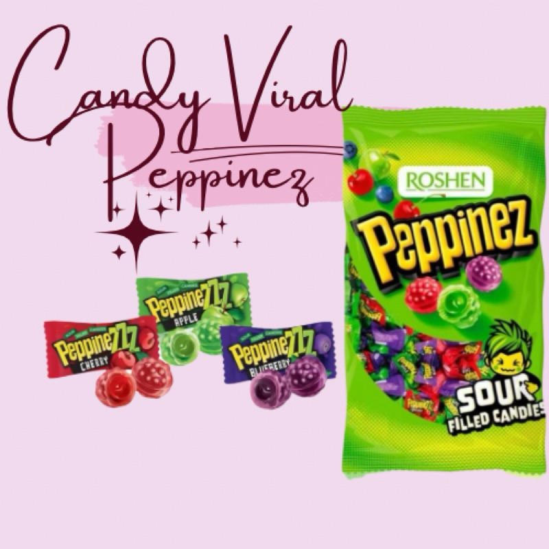 roshen CANDY SWEET SOUR CANDY PEPPINEZZ SOUR FRUITY CANDY ROSHEN GULA ...