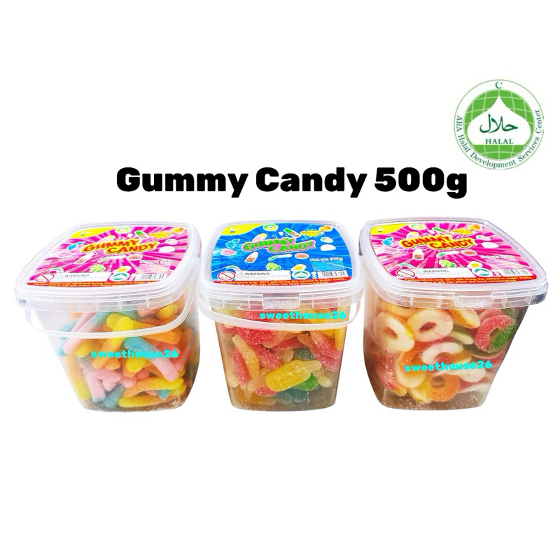 Gummy Candy Donut/Worm/Ice Cream 500g（Halal） | Shopee Malaysia