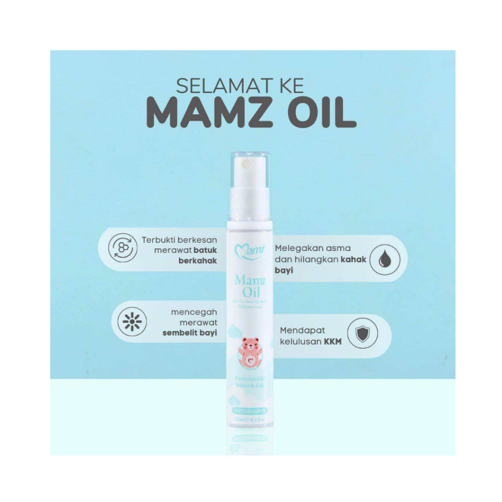 Mamz Oil Special Edition - 12ml (Solusi Pantas Batuk Berkahak Bayi ...