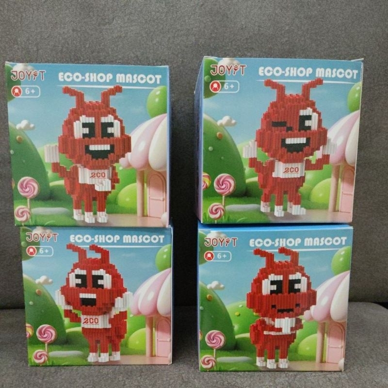 Limited Edition Lego Eco Joyit Eco-Shop Mascot Block 积木 | Shopee Malaysia