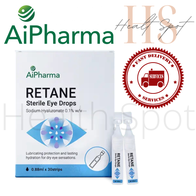 AiPharma Retane Sterile Eye Drops 0.88ml x 30's | Shopee Malaysia