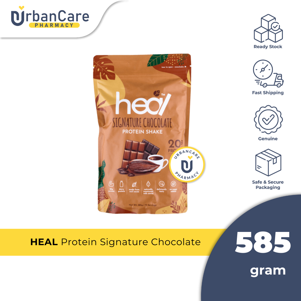 Heal Signature Chocolate Protein Shake, 15 Servings Value Pack | Shopee ...