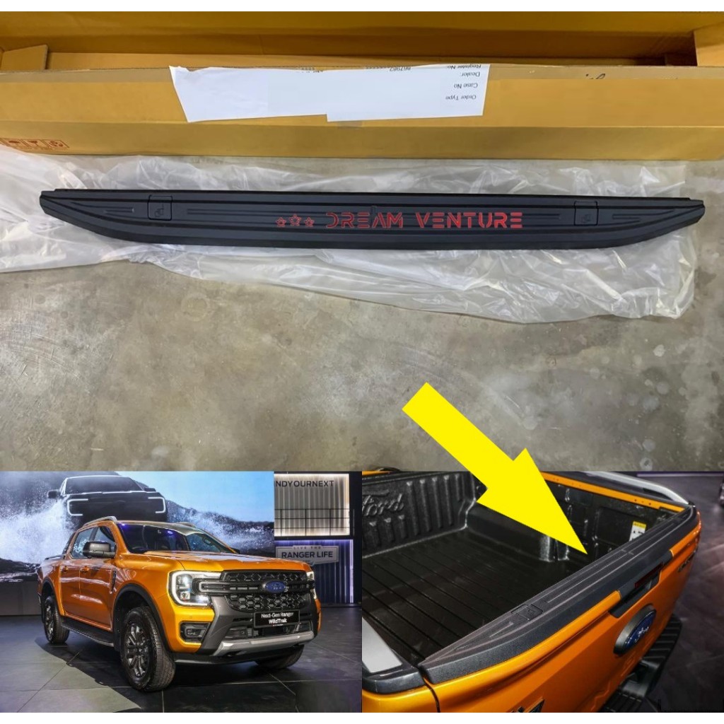 ORIGINAL FORD RANGER RAPTOR T9 2022 - 2025 TAIL GATE TOP GARNISH REAR ...