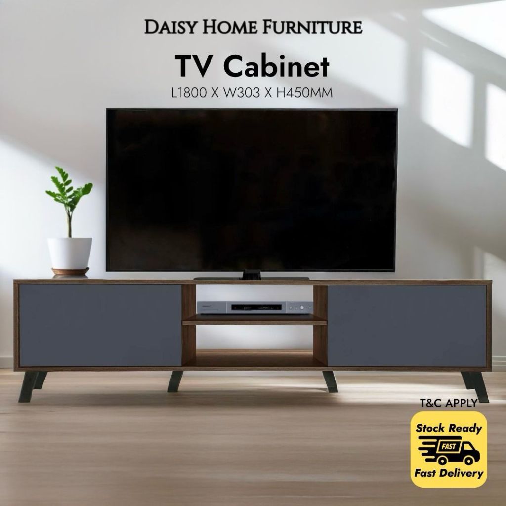 【READY STOCK】TV Cabinet | Modern TV Stand | Living Room TV Cabinet ...