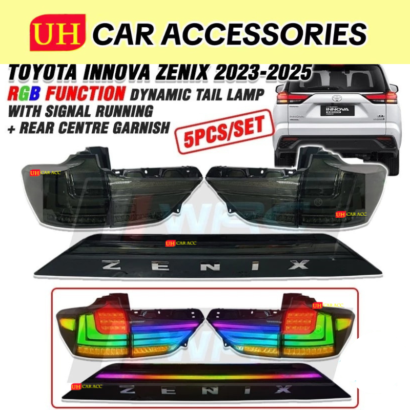 TOYOTA INNOVA ZENIX 2023 - 2025 RGB FUNCTION DYNAMIC TAIL LAMP WITH ...
