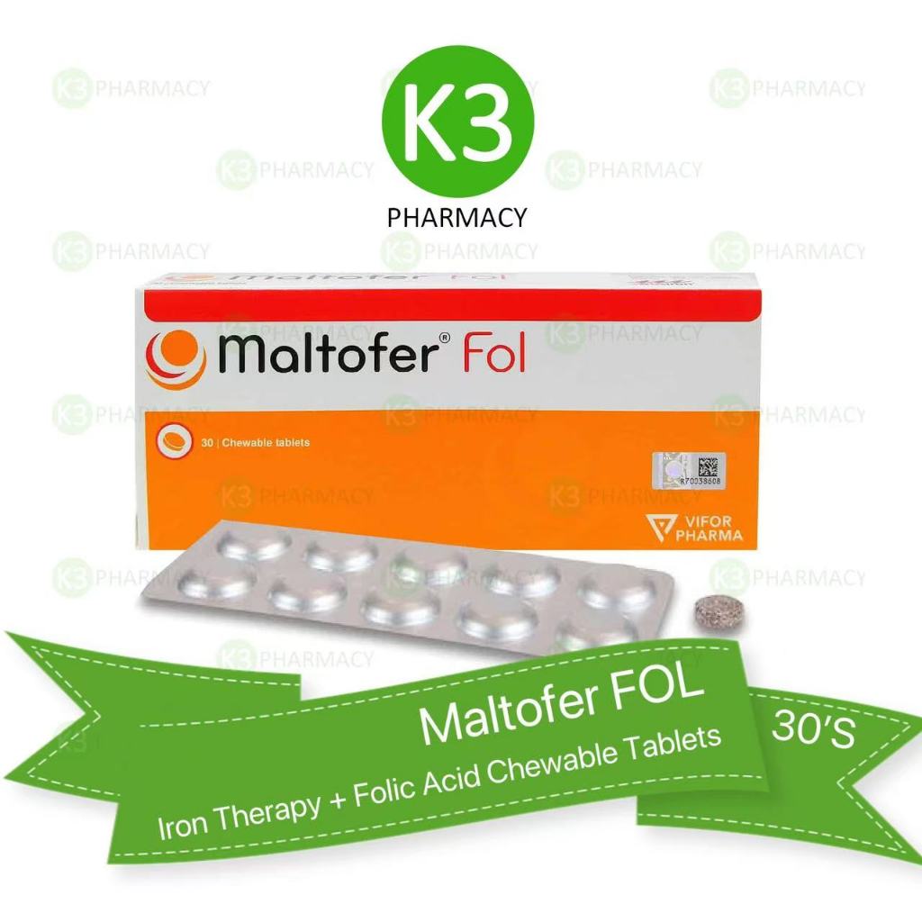Maltofer FOL Chewable Tablet (30'S) | Shopee Malaysia