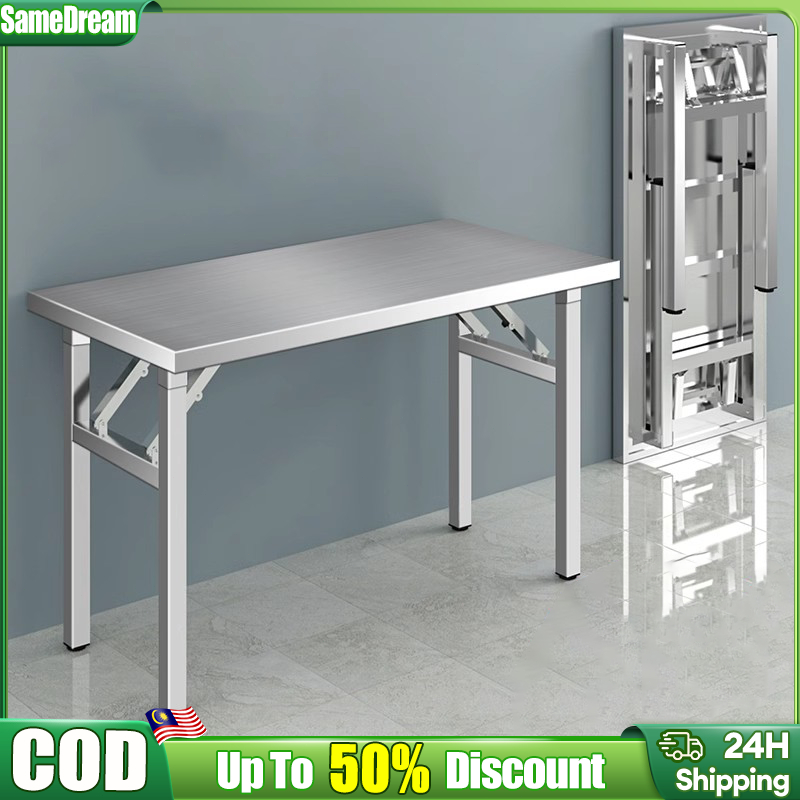 Stall Niaga Murah Outdoor Folding Dining Household Stainless Steel ...