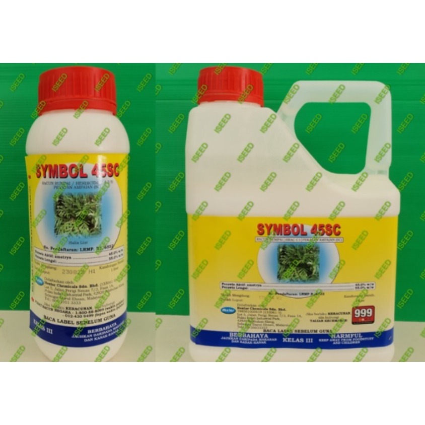 HEXTAR SYMBOL 45SC 1/4 LITER Ametryn 45% Racun susu Rumput Sambau ...