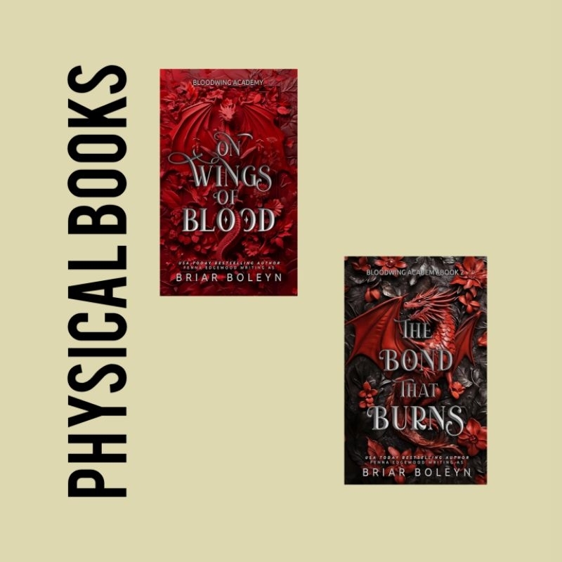 Briar Boleyn (Bloodwing Academy 2 Books) On Wings of Blood The Bond That Burns | Shopee Malaysia