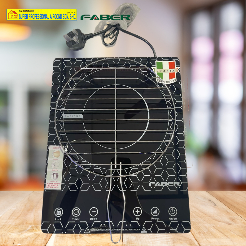 Faber Ceramic Cooker FCC XERA SF20 Portable Ceramic Cooker (2000w) with ...