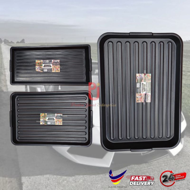 Dulang Plastik Bonet Kereta/ Dulang Plastik Hitam Serbaguna/ Multi Use ...