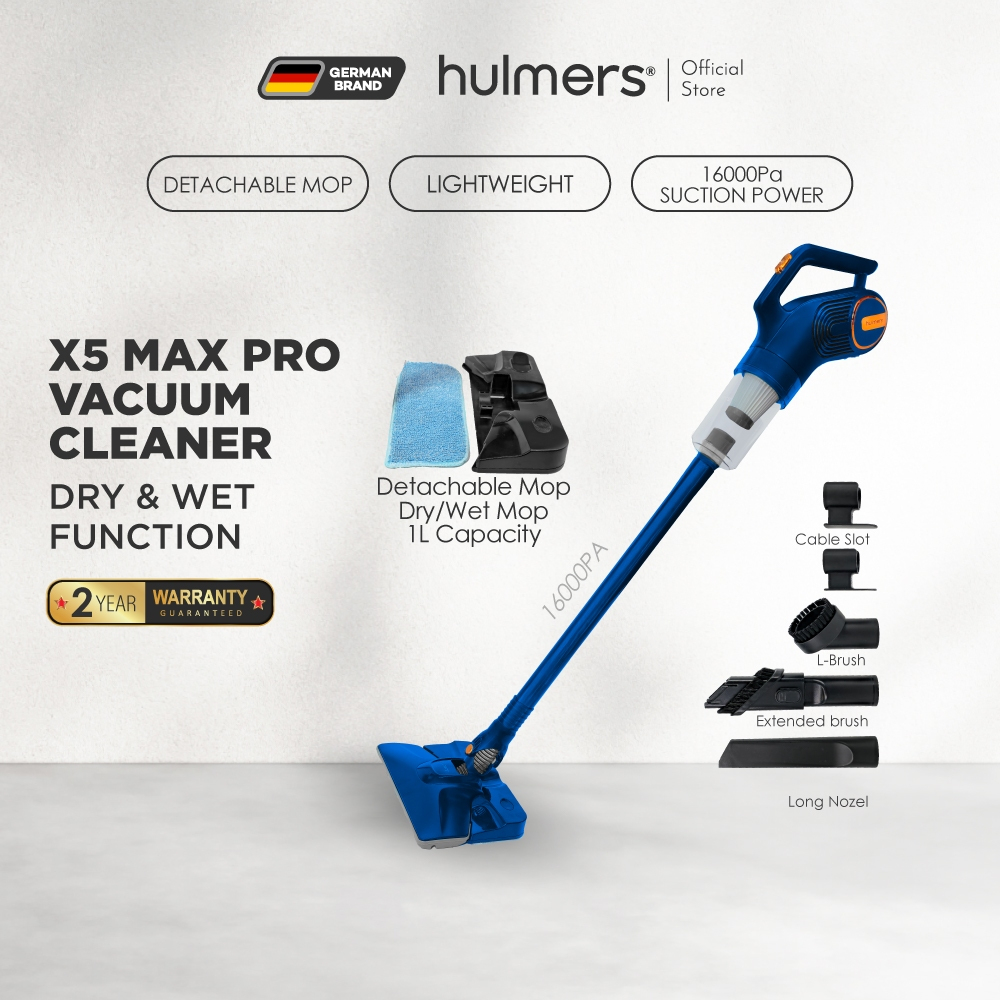 Hulmers X5 Max Pro Clean Vacuum Cleaner and Mop | Pembersih Vakum & Mop Kegunaan Rumah Kereta ...