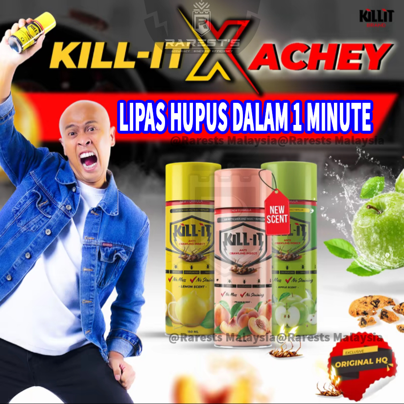 【LIPAS Hapus Dalam 1 Minute】Killit Brand Lipas Spray Kereta Lipas Hapus ...