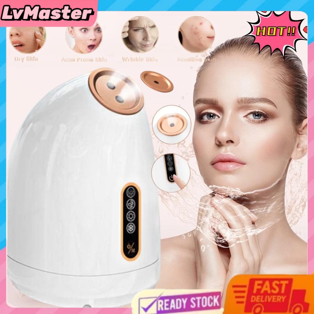 Warm Facial Steamer Hot Cold Nano Dual Mist Face Sprayer SPA Face ...