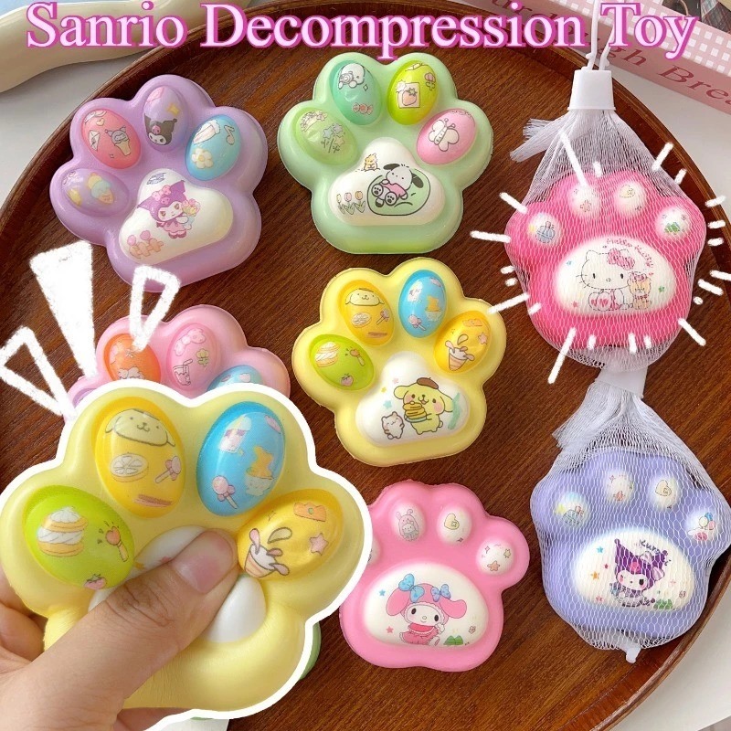 Squeeze Toy Cartoon EVA Squishy Toys Portable Kawaii Pinch Toy Stress ...