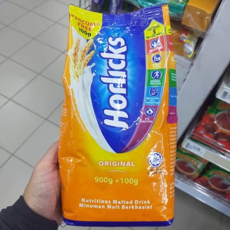 HORLICKS Original Minuman Malt Berkhasiat 900g 1.65kg | Shopee Malaysia