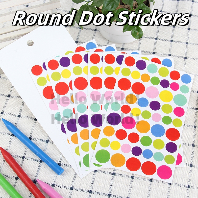 Self Adhesive Label Round Sticker dot sticker Round Sticker Label ...