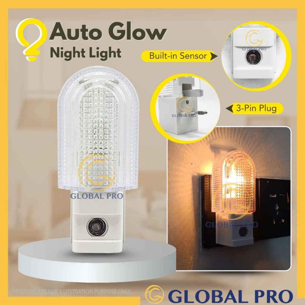 Night Lamp Sensor Light Lampu Tidur Sensor Lampu Bulb Lampu Sensor ...
