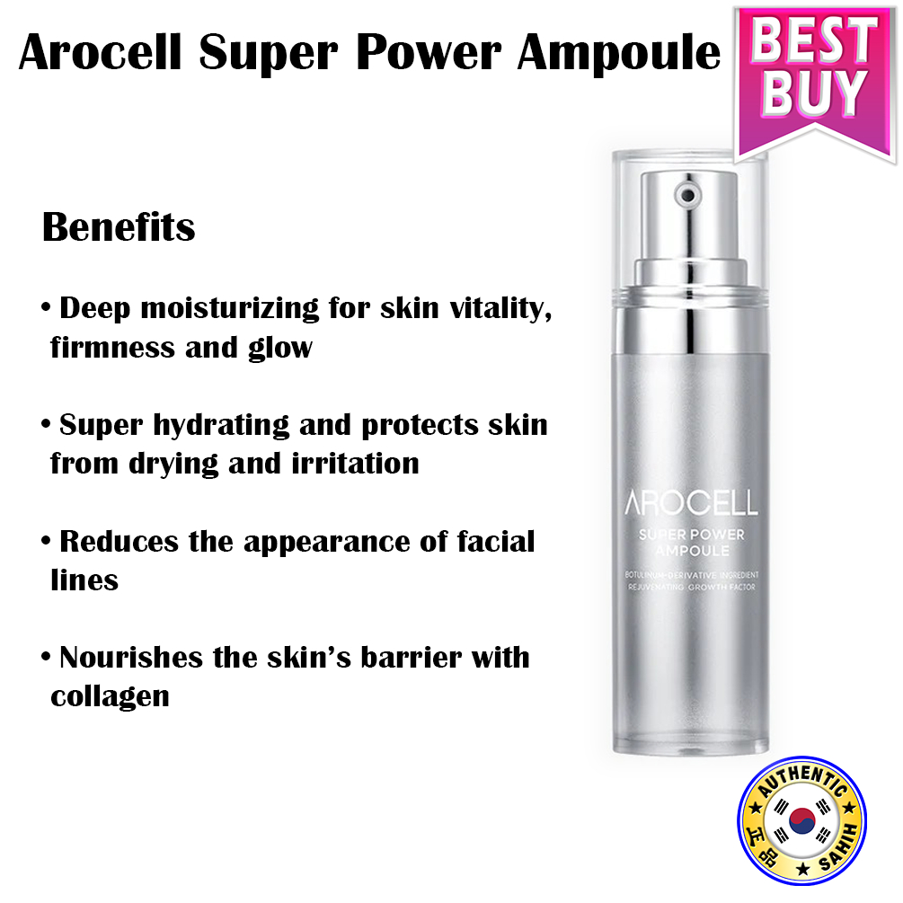 AROCELL Super Power Ampoule 14ml, Deep Moisturizing, Super Hydrating ...