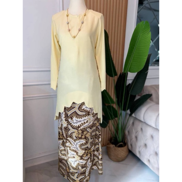 (NO DIAMOND SET) VOL2.0 SCALLOP CIK SURI RIAU KURUNG KAIN PLATTED SUSUN ...