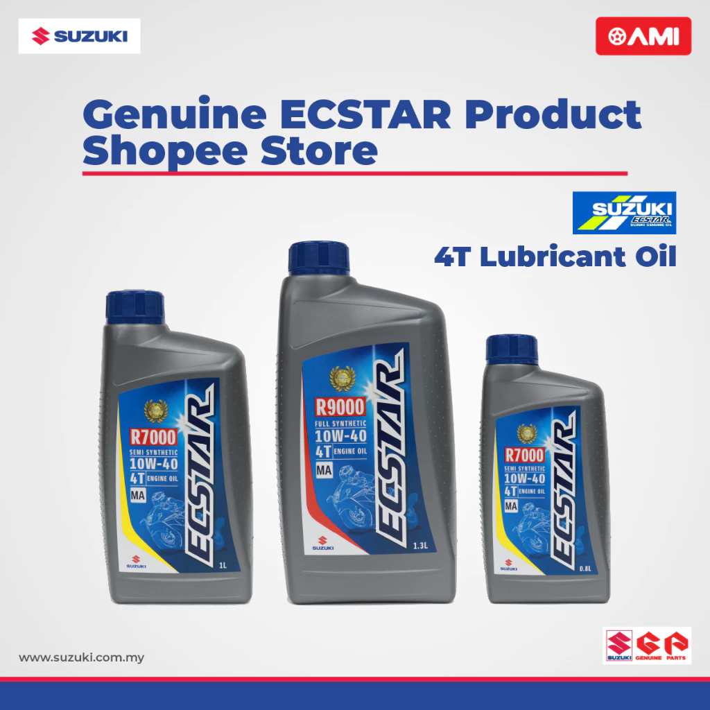 SUZUKI ENGINE OIL ECSTAR R9000 / R7000 – 1.3L / 1.0L (Indonesia ...