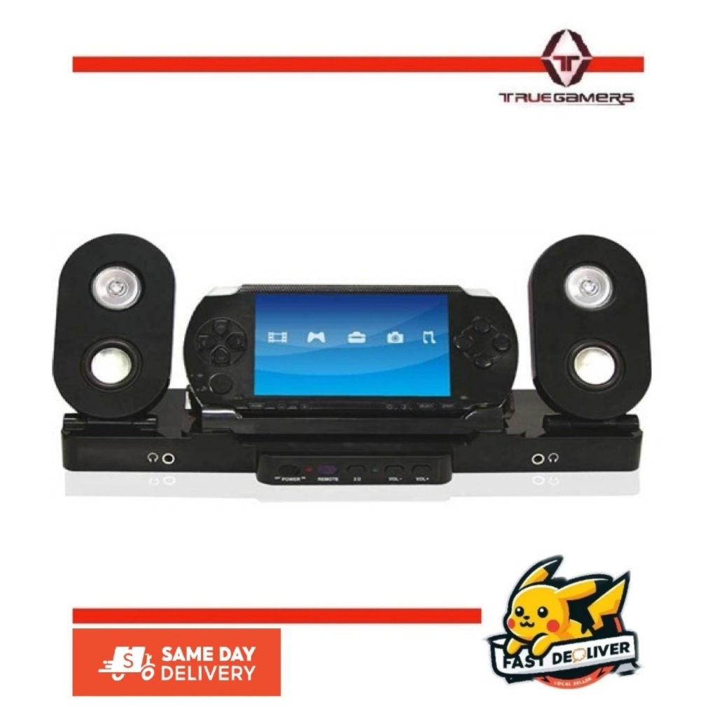 PSP 1000/2000/3000 Premium Multi Loud Speaker System with Charging ...