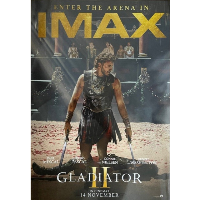 Poster IMAX Gladiator 2 From Major Cineplex 2024 | Shopee Malaysia