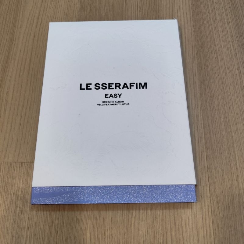 LE SSERAFIM - [ EASY ] 3RD Mini Album VOL2 FEATHERLY LOTUS | Shopee ...