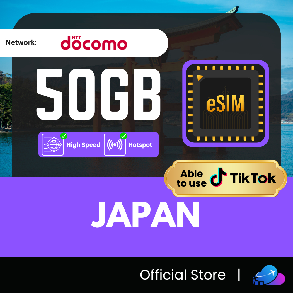 【日本 Japan eSIM】【IIJ Docomo】【Can TikT0k】Japan eSIM Travel Japan IIJ Docomo eSIM TiKTok Support ...