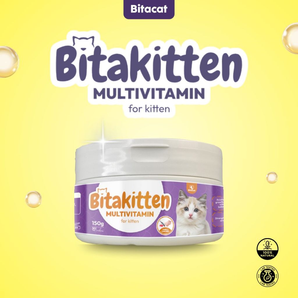 [BITACAT OFFICIAL STORE] Bitakitten Multivitamin Serbuk untuk Anak ...