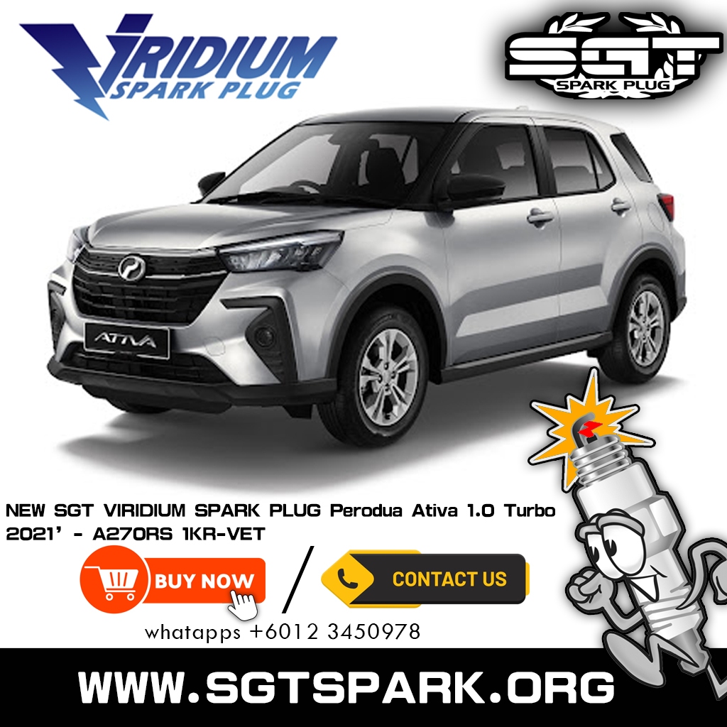 SGT Viridium Perodua Ativa 1.0L Turbo 1KRVET DOHC 12V 2021- LKAR7CIR (0 ...