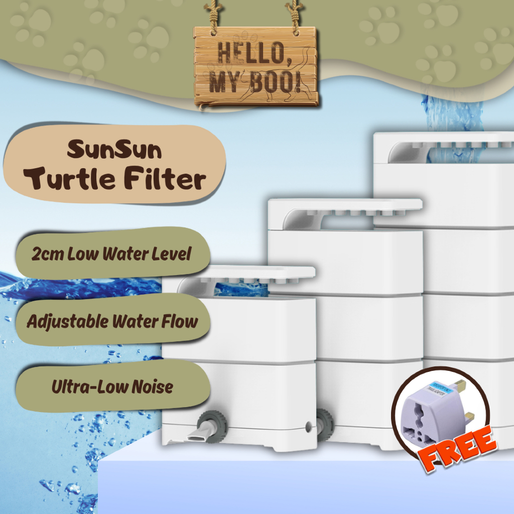 SunSun | Turtle Water Filter | Kura-Kura Penapis Filter | Low Water ...